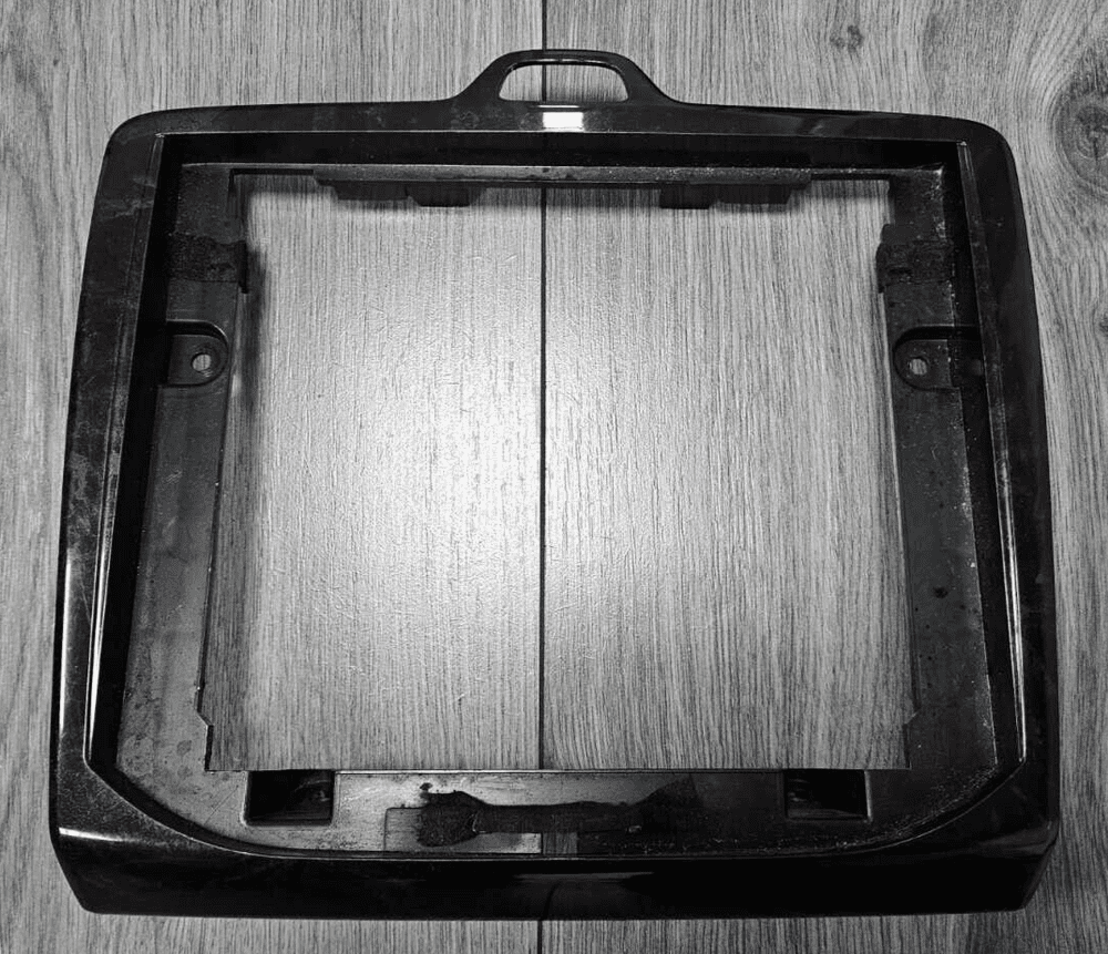 FORD FOCUS MK2 SAT NAV MOCCA WOOD RADIO SURROUND CONSOLE FASCIA TRIM ...