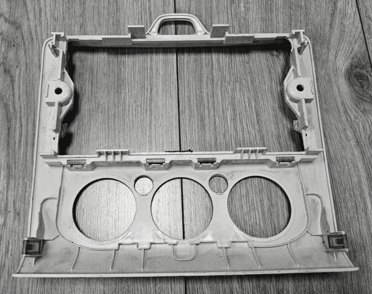 FORD FOCUS MK2 ST CARBON FIBER RADIO SURROUND CONSOLE FASCIA TRIM 2005 ...