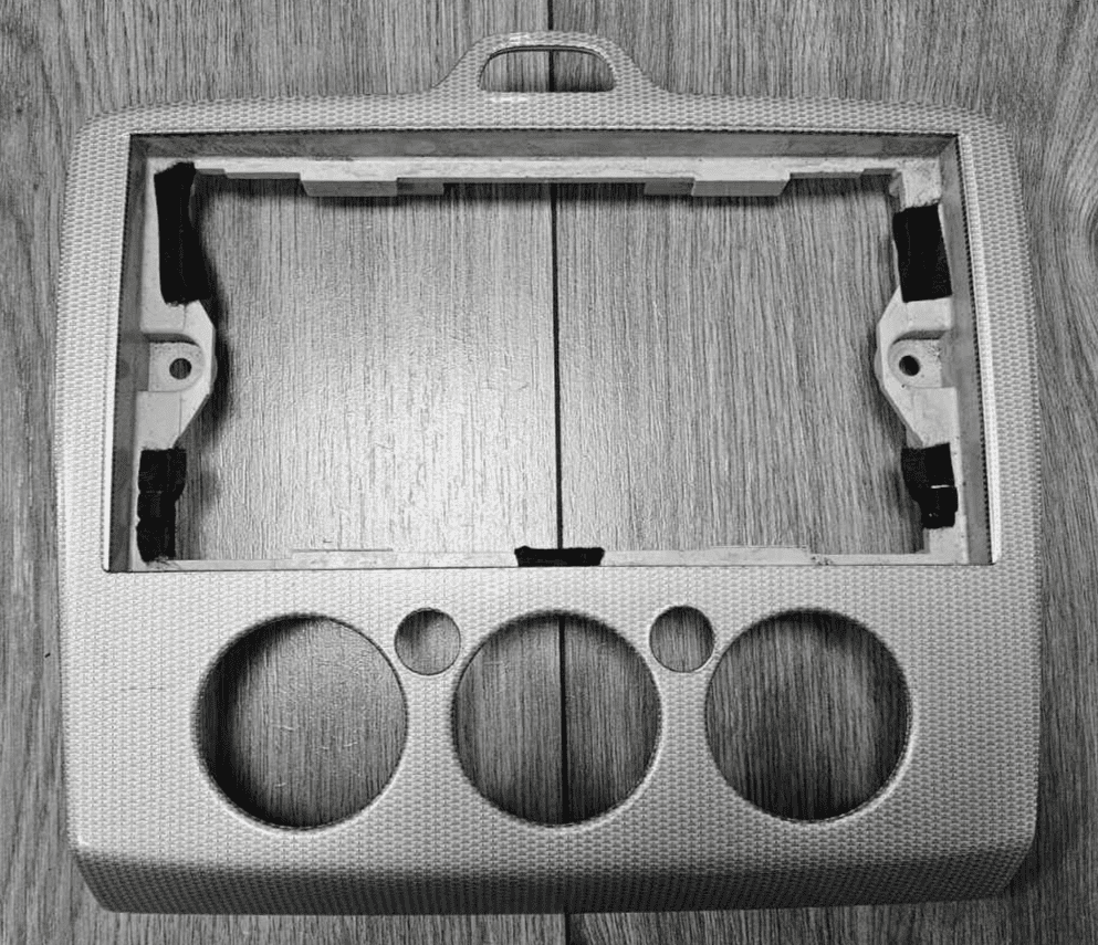 FORD FOCUS MK2 ST CARBON FIBER RADIO SURROUND CONSOLE FASCIA TRIM 2005 ...