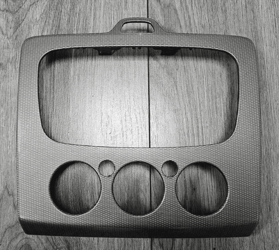 FORD FOCUS MK2 ST CARBON FIBER RADIO SURROUND CONSOLE FASCIA TRIM 2005 ...