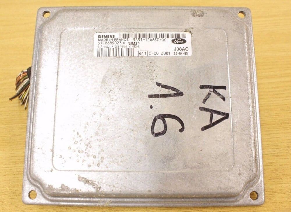 FORD KA MK1 1 6 PETROL ECU BRAIN PCM COMPUTER 5S51-12A650-DC 1996-2008