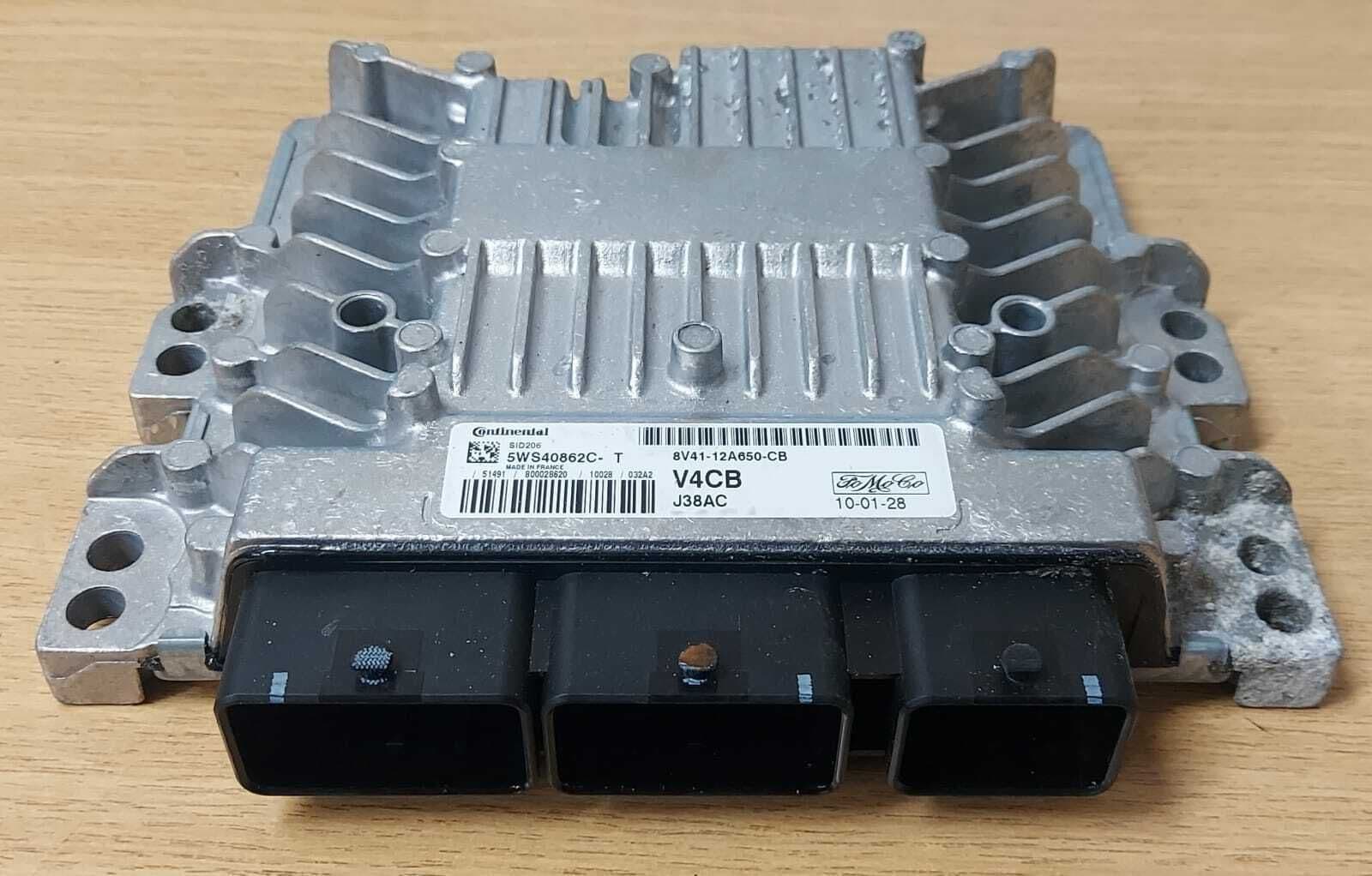 FORD KUGA MK1 2 0 TDCi ECU COMPUTER BRAIN PCM 8V41-12A650-CB V4CB 2008 ...