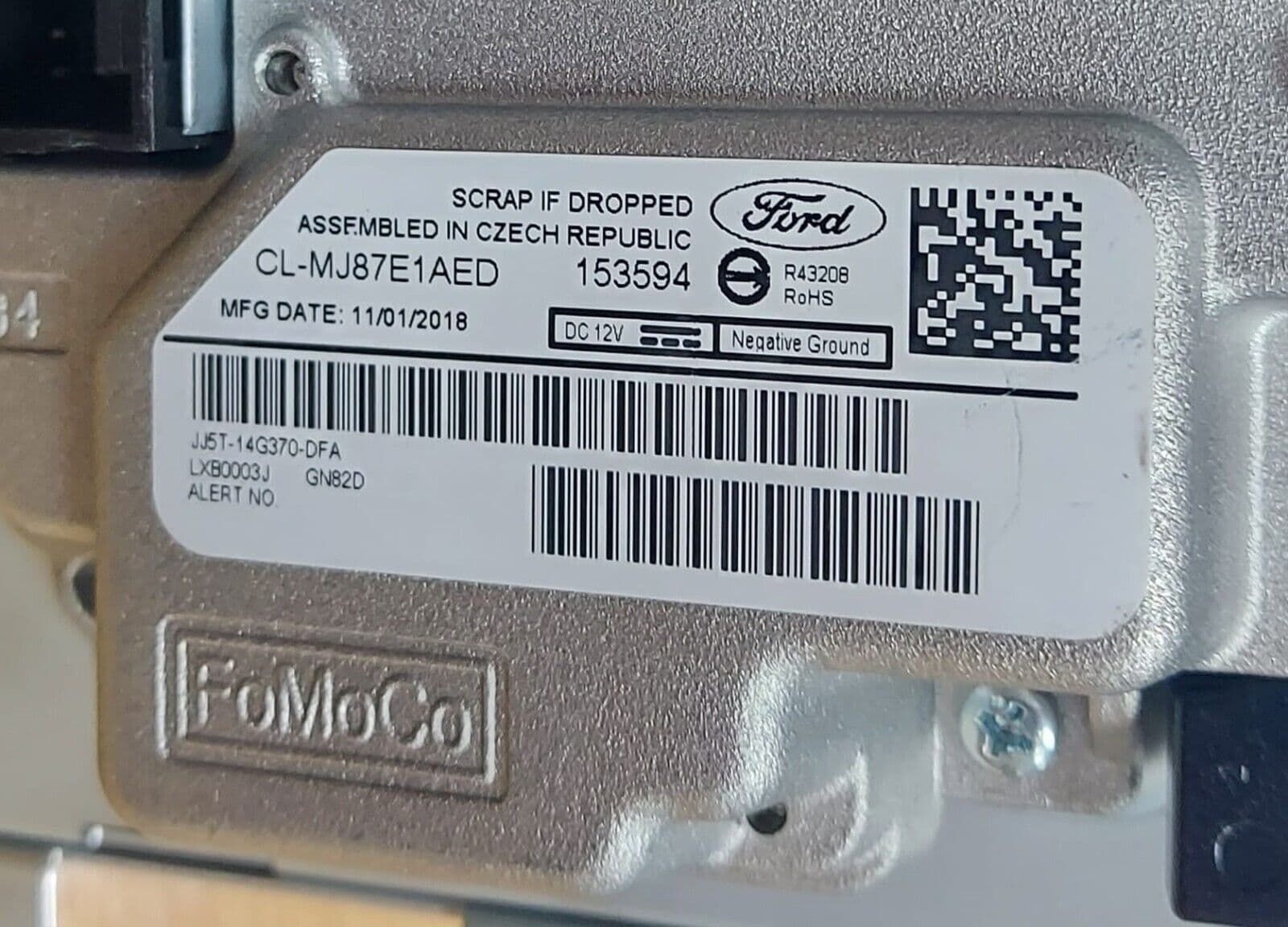 FORD KUGA MK2 SYNC 3 SAT NAV RADIO DISPLAY SCREEN AND CONTROL MODULE ...