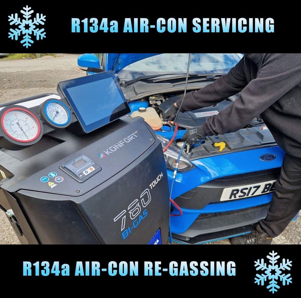 FORD MONDEO FOCUS C-MAX KUGA R134A A/C AIR-CON CONDITIONING SERVICING ...