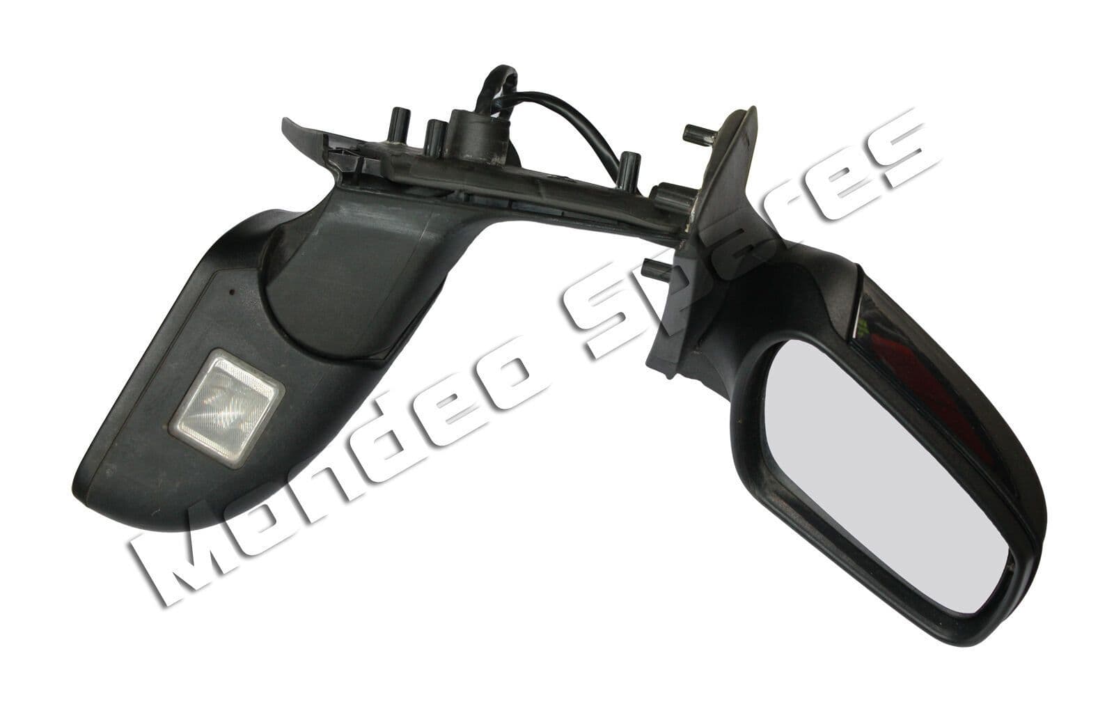 FORD MONDEO MK3 N/S PASSENGER SIDE POWER FOLD WING MIRROR PANTHER BLACK ...