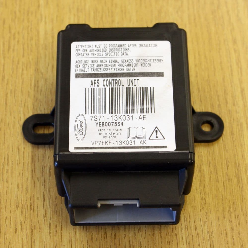FORD MONDEO MK4 AFS HEADLIGHT CONTROL MODULE 7S71-13K031-AE 1766806 ...