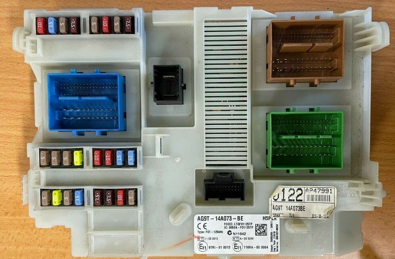 FORD MONDEO MK4 S-MAX TDCi BODY CONTROL MODULE FUSE BOX BCM AG9T-14A073 ...