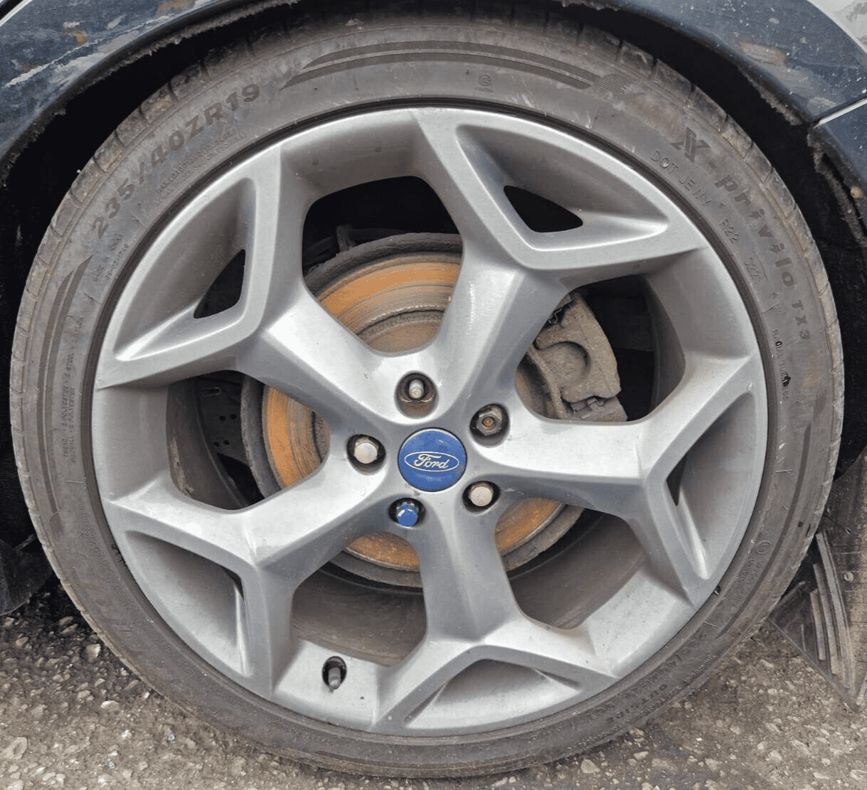 FORD MONDEO MK4 TITANIUM X SPORT 19" SNOWFLAKE 5 SPOKE ALLOY WHEEL GREY ...