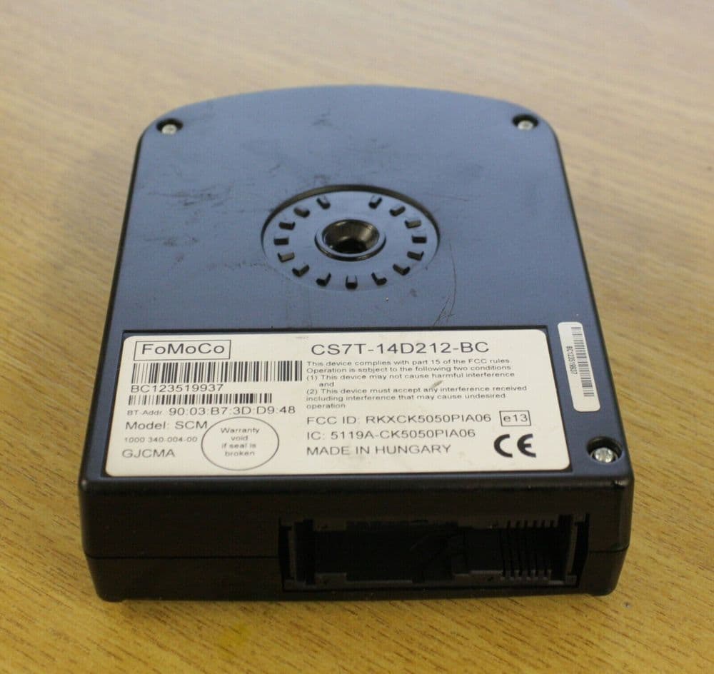 FORD MONDEO S-MAX GALAXY BLUETOOTH VOICE CONTROL MODULE CS7T-14D212-BJ ...