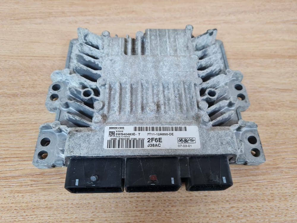 FORD TRANSIT CONNECT 1 8 TDCi DIESEL ECU PCM MODULE 7T11-12A650-DE 2006 ...
