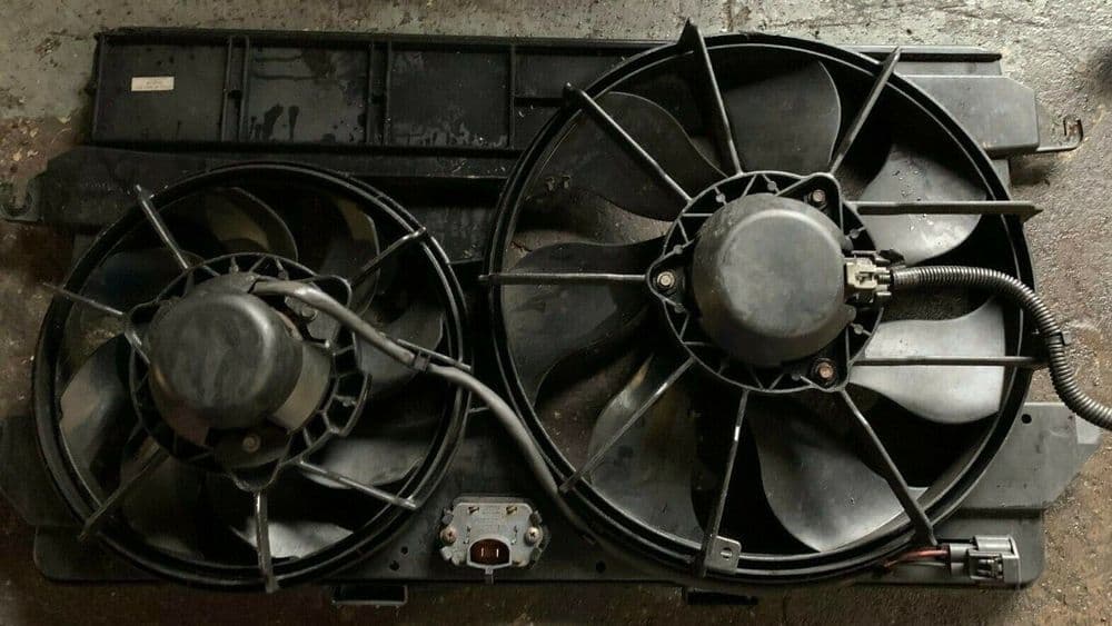 FORD TRANSIT CONNECT VAN RADIATOR DOUBLE FAN COOLER 2T14-8C607-EC 2002 ...