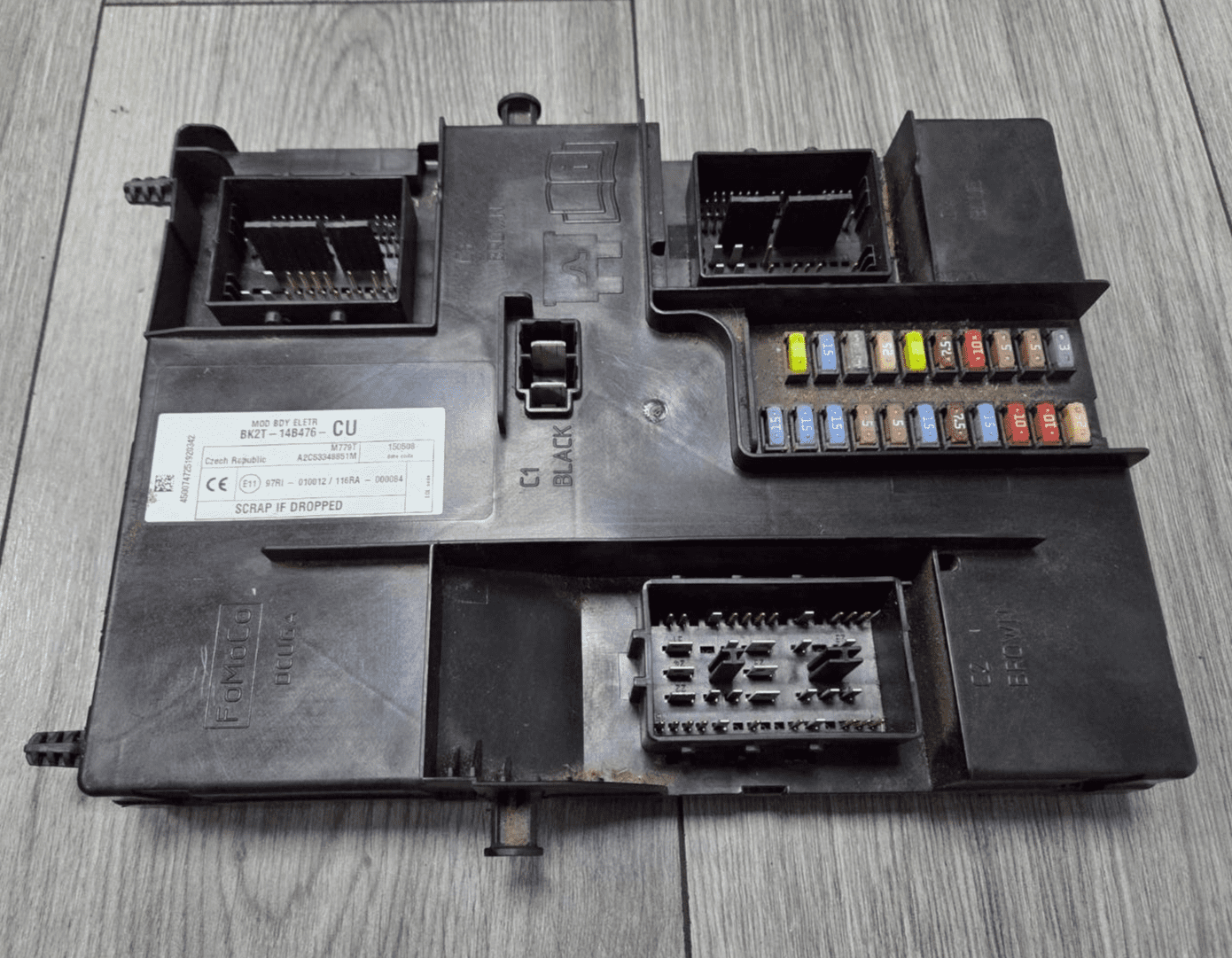 FORD TRANSIT CUSTOM BODY CONTROL MODULE BCM FUSE BOX BK2T-14B476-CU ...