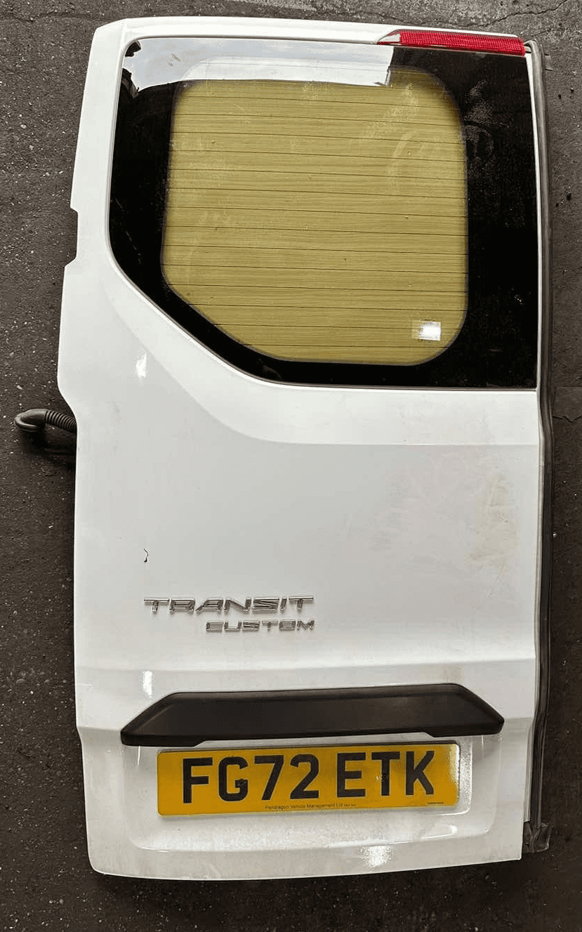 FORD TRANSIT CUSTOM REAR PASSENGER DOOR WITH WIN WINDOW 2013-2023