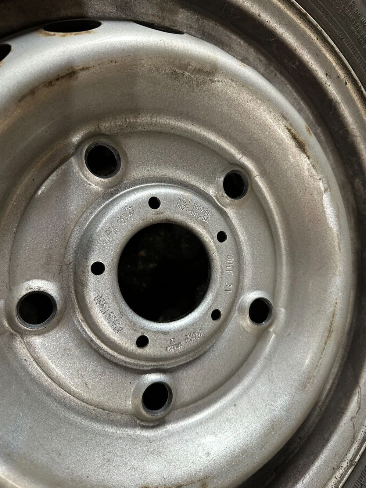 FORD TRANSIT CUSTOM STEEL WHEEL SET 215/65/15C MICHELIN WINTER TYRES ...