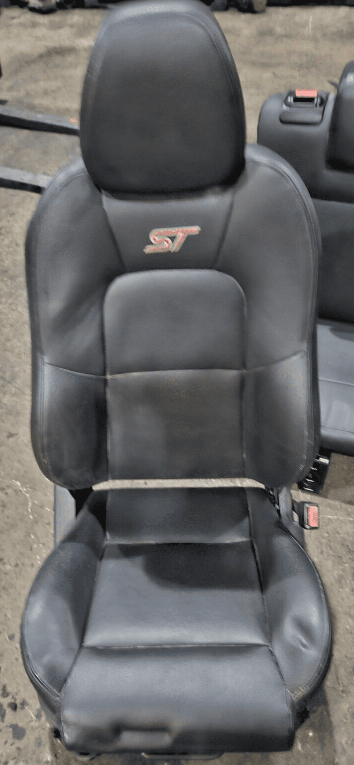 GENUINE FIESTA MK6 3 DOOR ST ST150 BLACK FULL LEATHER SEATS INTERIOR ...