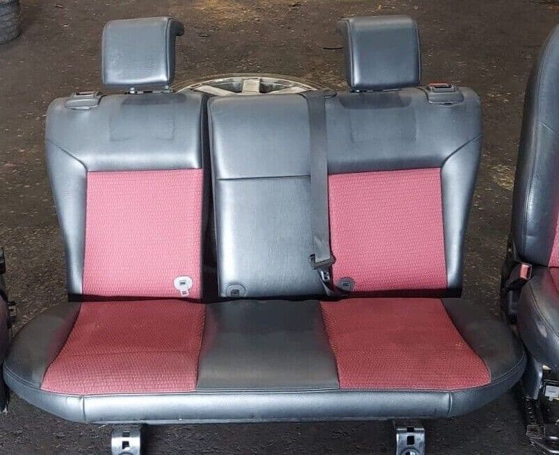 GENUINE FIESTA MK6 3 DOOR ST ST150 RED HALF LEATHER SEATS INTERIOR 2002 ...