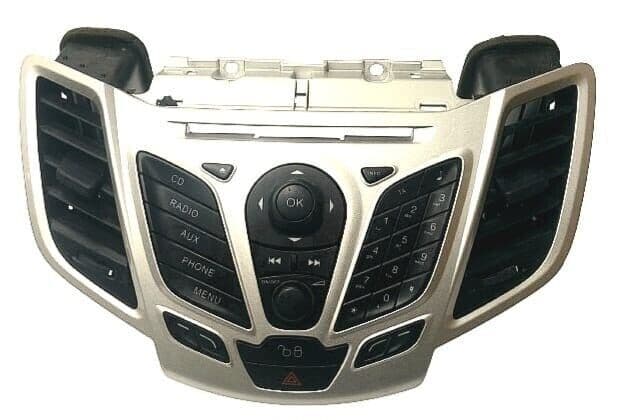 GENUINE FIESTA MK7 CD PLAYER RADIO CONTROLS FASCIA BUTTONS SILVER 2008 ...