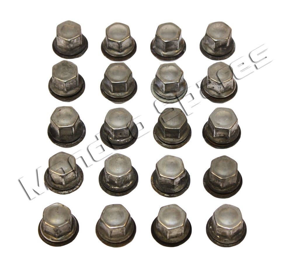 GENUINE FORD C-MAX MK1 SILVER ALLOY WHEEL NUT LUG NUTS SET X 20 2003 - 2011