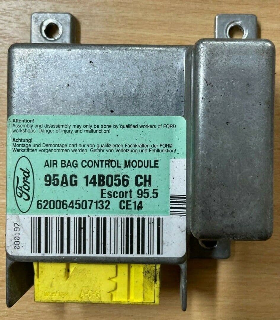 GENUINE FORD ESCORT MK6 SRS AIRBAG MODULE ECU 95AG-14B056-CH 1995 - 2001