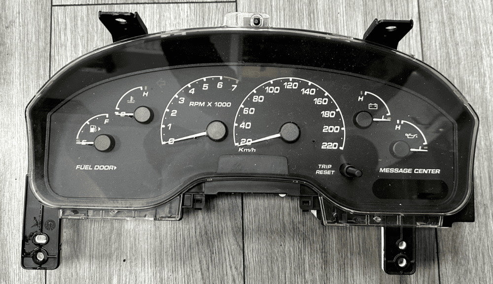 GENUINE FORD EXPLORER 4 6 V8 PETROL SPEEDO KMH CLOCK BINNACLE CLUSTER ...