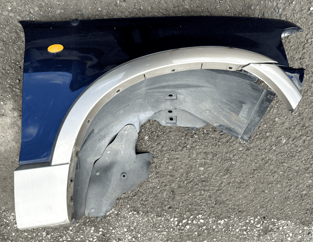 GENUINE FORD EXPLORER FRONT OSF DRIVER RIGHT SIDE WING FENDER BLUE 2001 ...