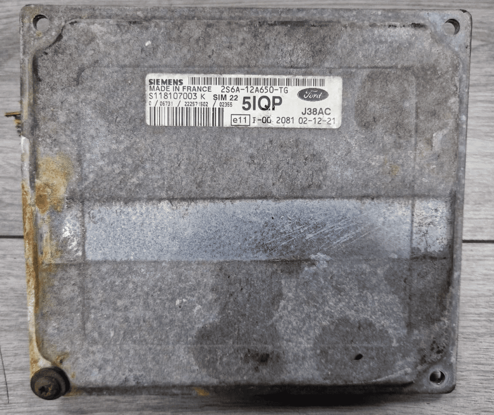 GENUINE FORD FIESTA FUSION MK6 1 6 PETROL ECU COMPUTER 2S6A-12A650-TG ...