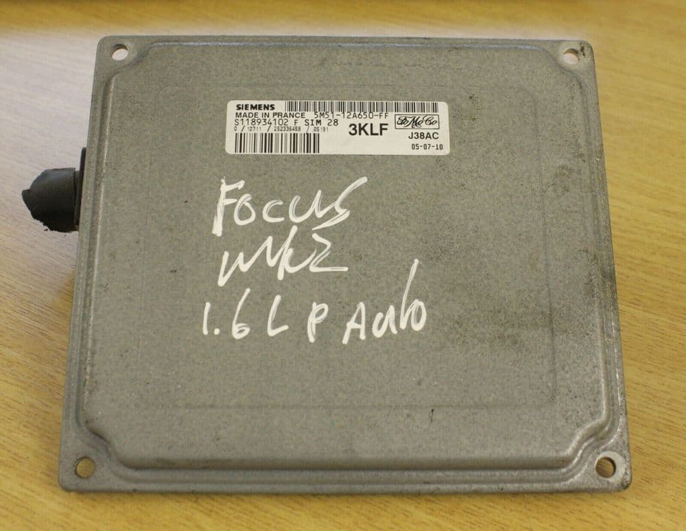 GENUINE FORD FIESTA MK6 1 6 PETROL AUTO ECU PCM MODULE 5M51-12A650-FF ...