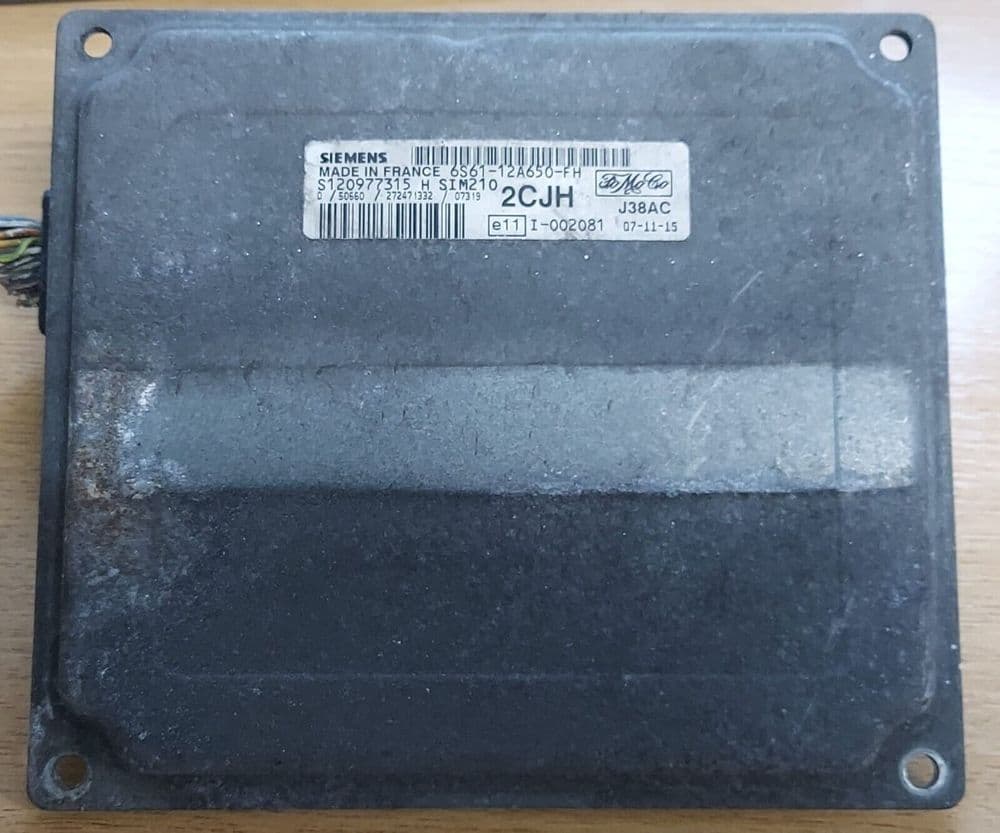 GENUINE FORD FIESTA MK6 1 6 PETROL ECU BRAIN PCM COMPUTER 6S61-12A650 ...