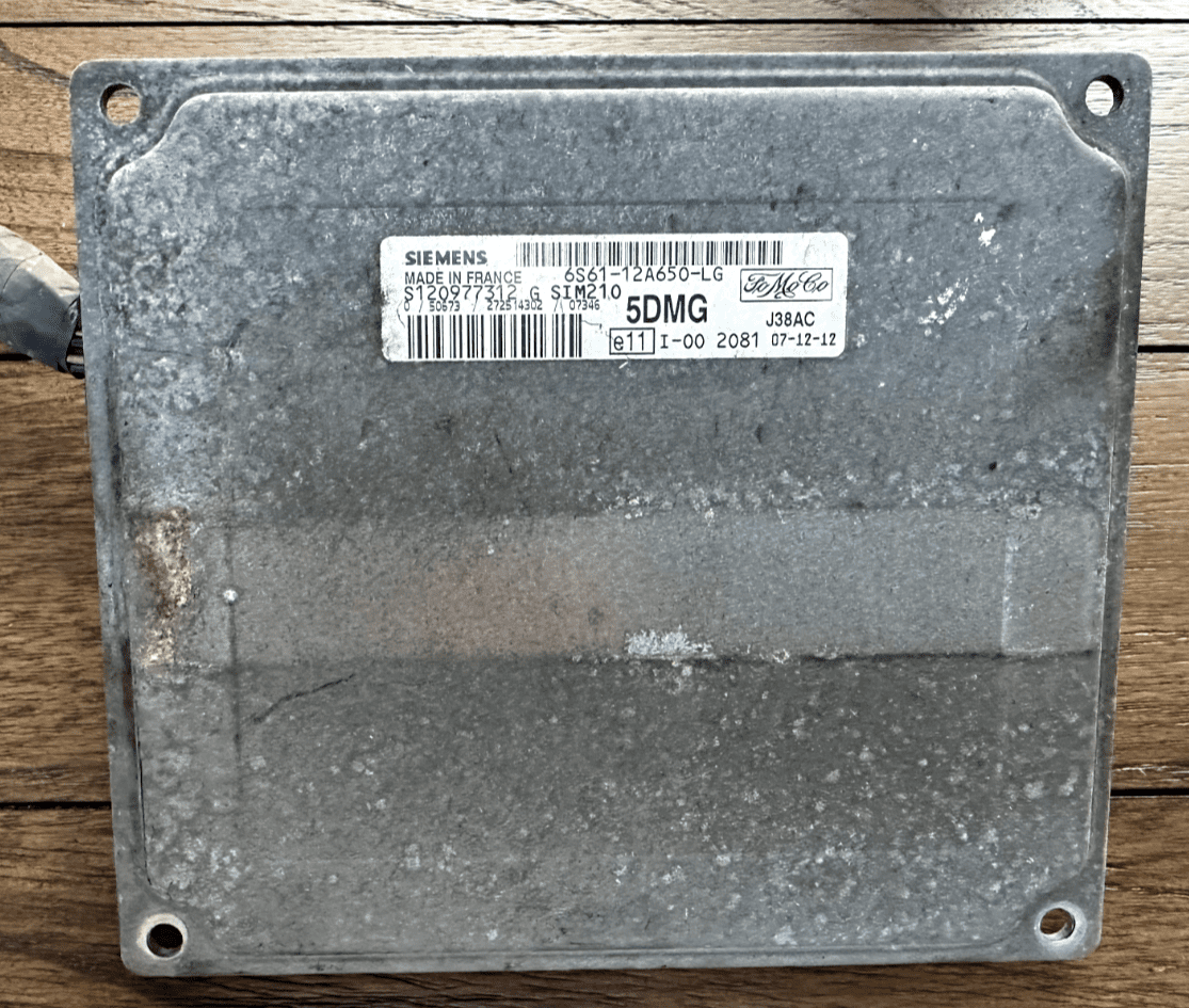 GENUINE FORD FIESTA MK6 1 6 PETROL ECU BRAIN PCM COMPUTER 6S61-12A650 ...