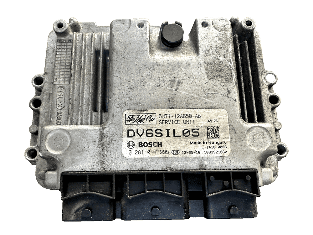 GENUINE FORD FIESTA MK6 1 6 TDCi ECU COMPUTER BRAIN PCM 5U71-12A650-AB ...