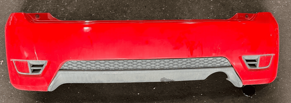 GENUINE FORD FIESTA MK6 2 0 PETROL ST150 REAR BUMPER COLORADO RED 2005-2008