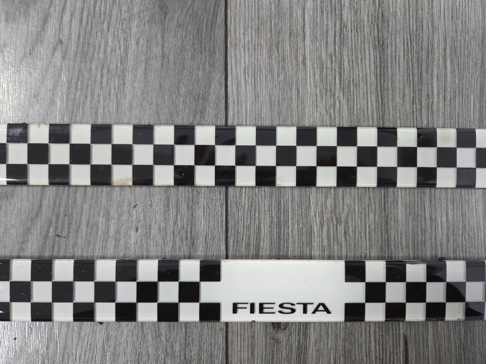 GENUINE FORD FIESTA MK6 ANNIVERSARY DOOR SILL KICK PLATE STRIPS 2005 - 2008