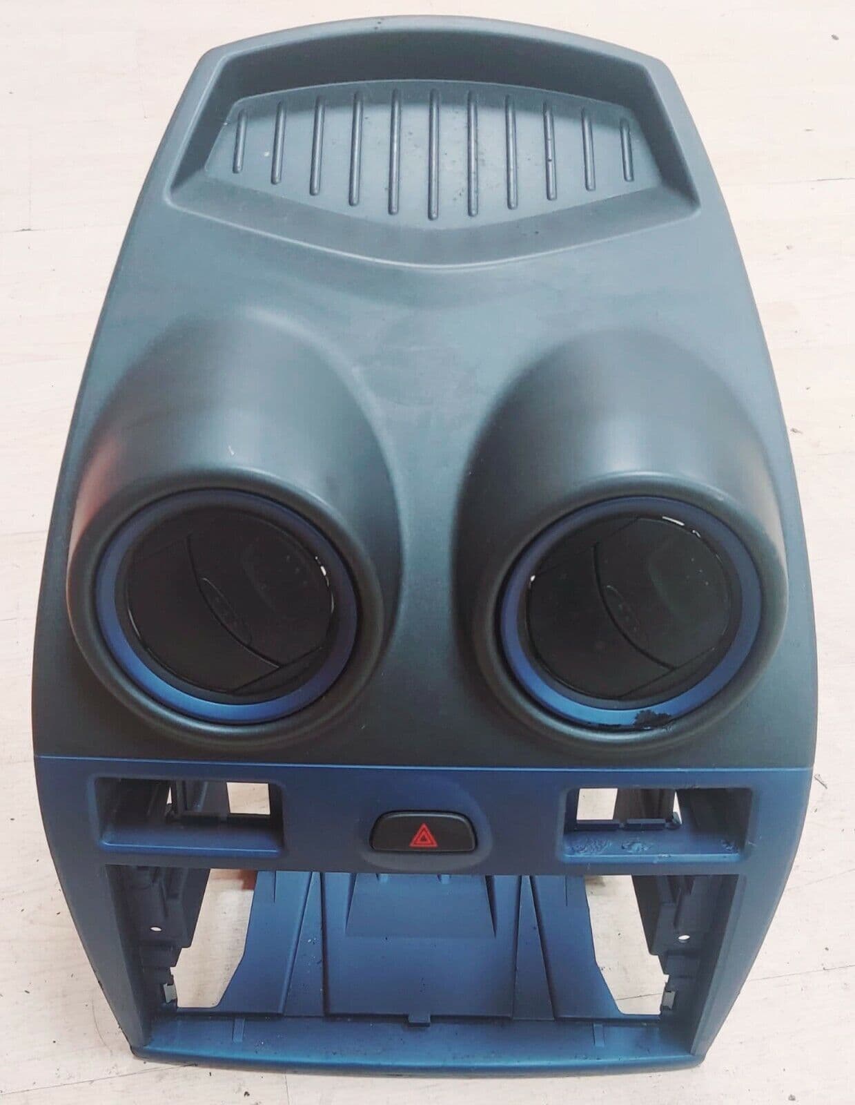 GENUINE FORD FIESTA MK6 BLACK AND BLUE AUDIO RADIO FASCIA SURROUND 2002 ...