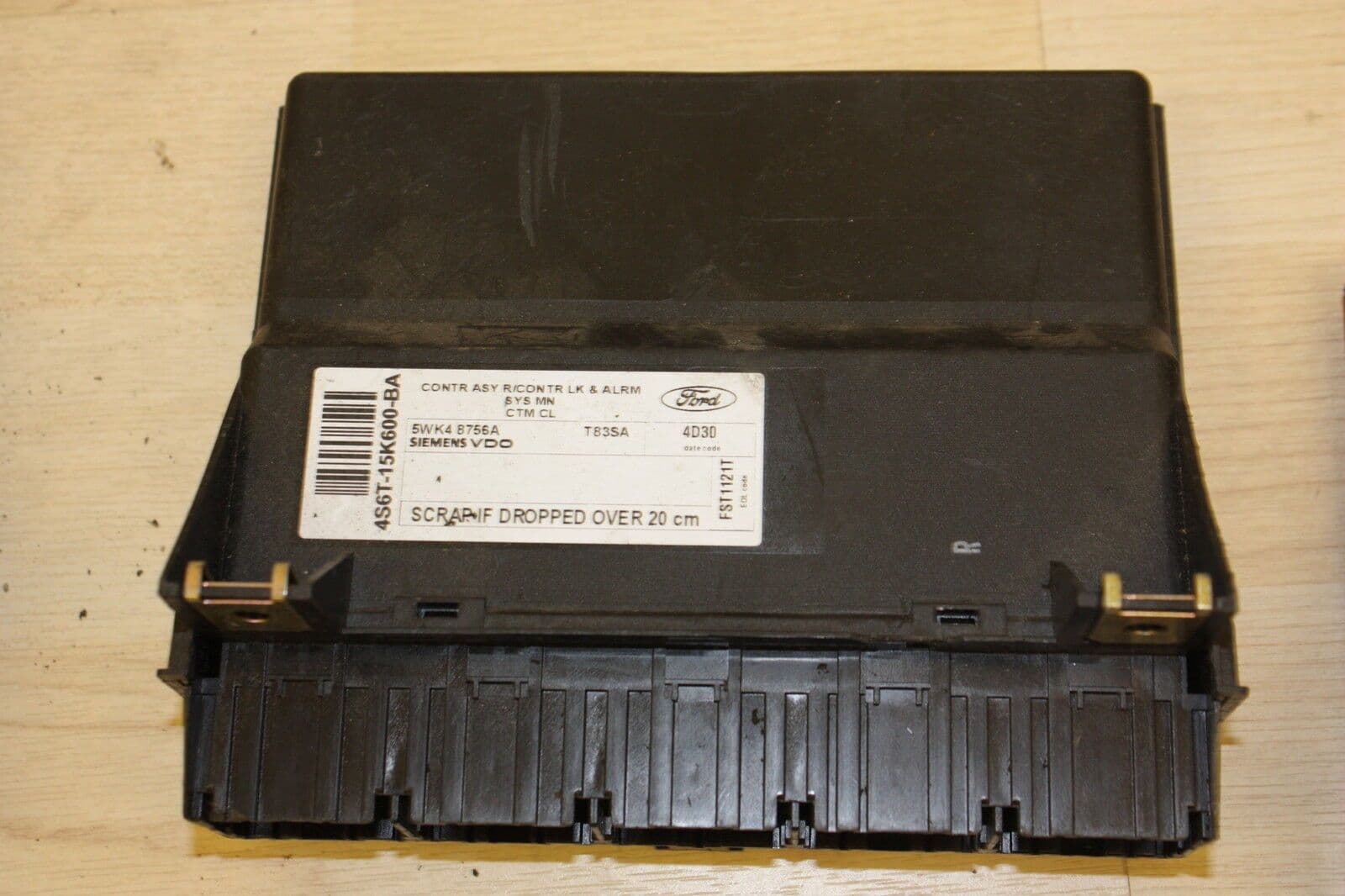 GENUINE FORD FIESTA MK6 FUSION GEM MODULE CENTRAL LOCKING 4S6T-15K600 ...