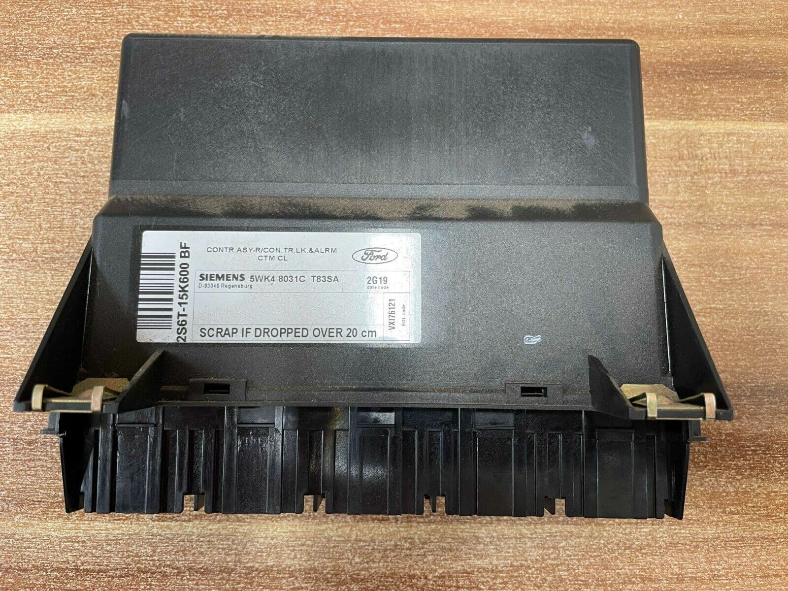 GENUINE FORD FIESTA MK6 FUSION GEM MODULE REMOTE LOCKING 2S6T-15K600-BF ...