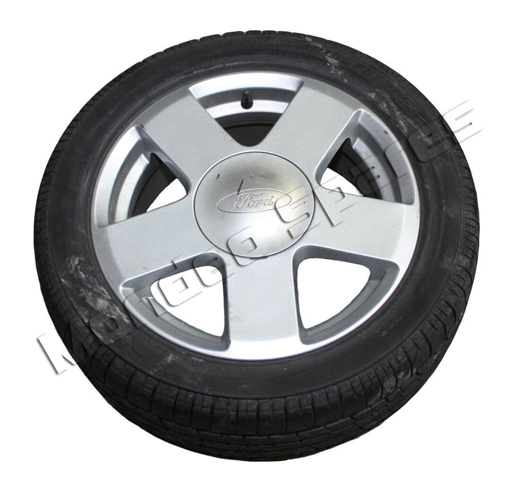 GENUINE FORD FIESTA MK6 FUSION ZETEC 15" 4 STUD 5 SPOKE ALLOY WHEEL ...