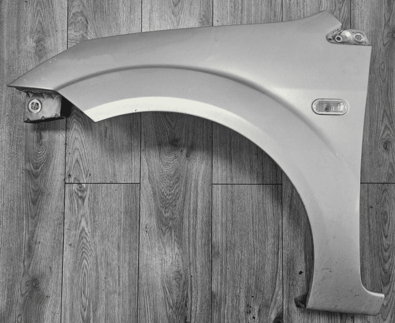 GENUINE FORD FIESTA MK6 PASSENGER LEFT WING FENDER MOONDUST SILVER 2002 ...