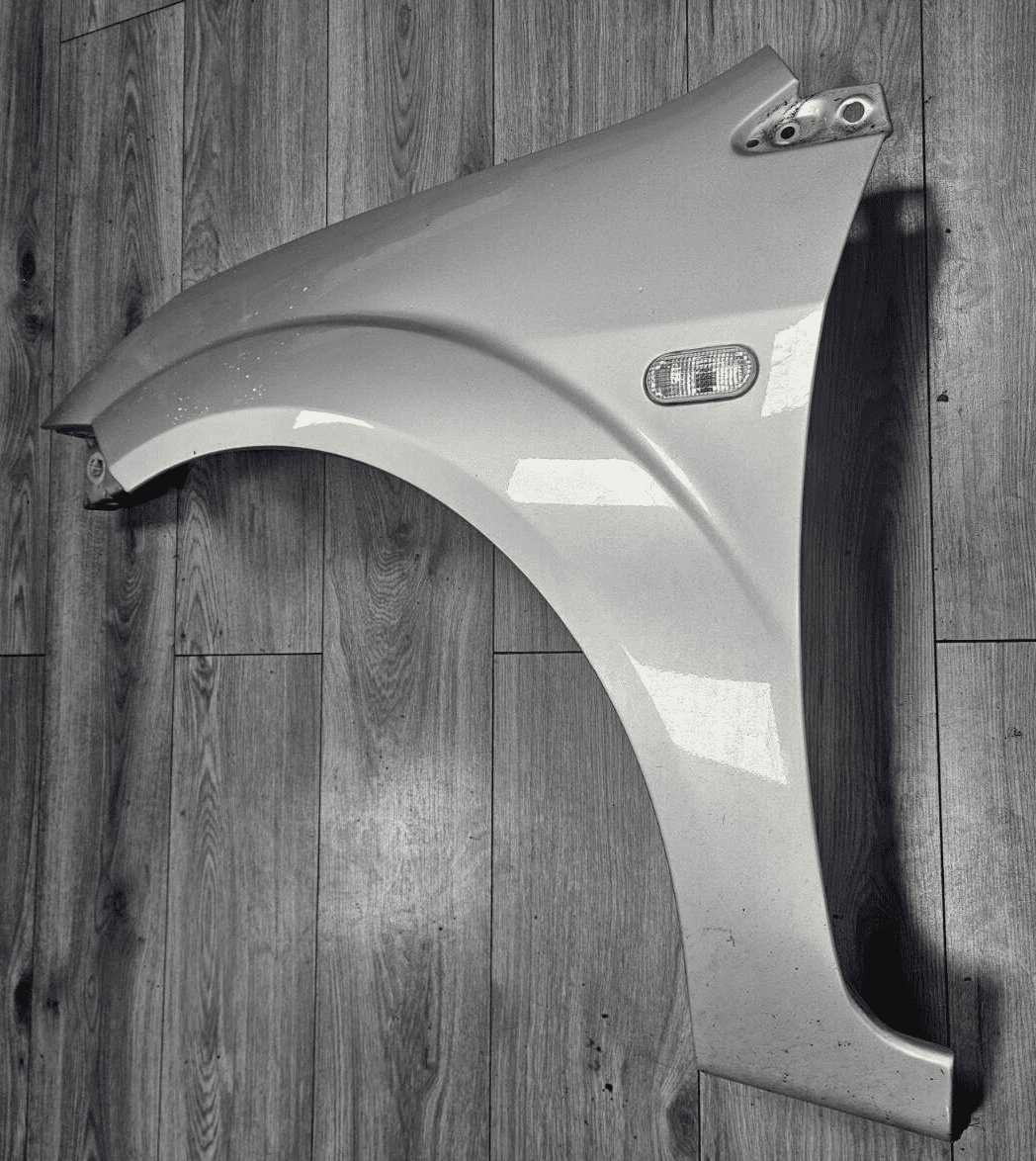 GENUINE FORD FIESTA MK6 PASSENGER LEFT WING FENDER MOONDUST SILVER 2002 ...