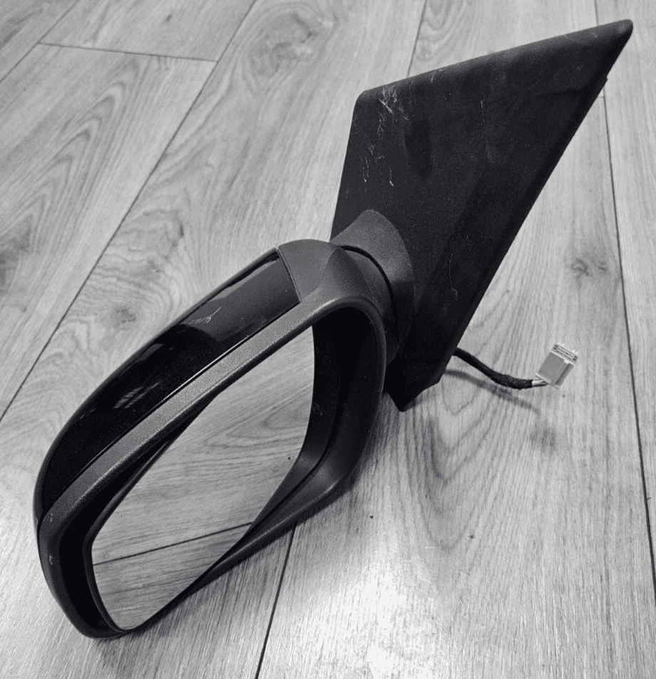 GENUINE FORD FIESTA MK6 PASSENGER LEFT WING MIRROR PANTHER BLACK 2006 ...