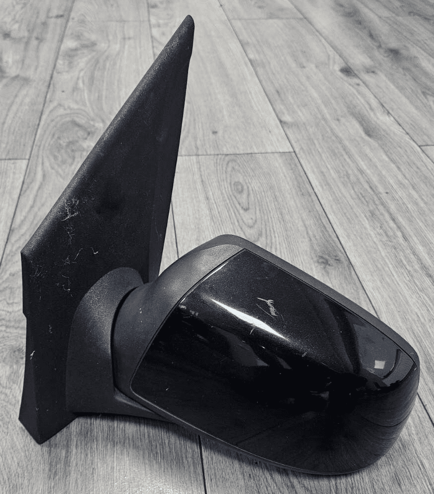 GENUINE FORD FIESTA MK6 PASSENGER LEFT WING MIRROR PANTHER BLACK 2006 ...