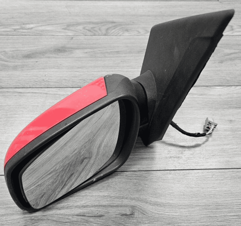 GENUINE FORD FIESTA MK6 RED PASSENGER LEFT POWERFOLD WING MIRROR 2006-2008