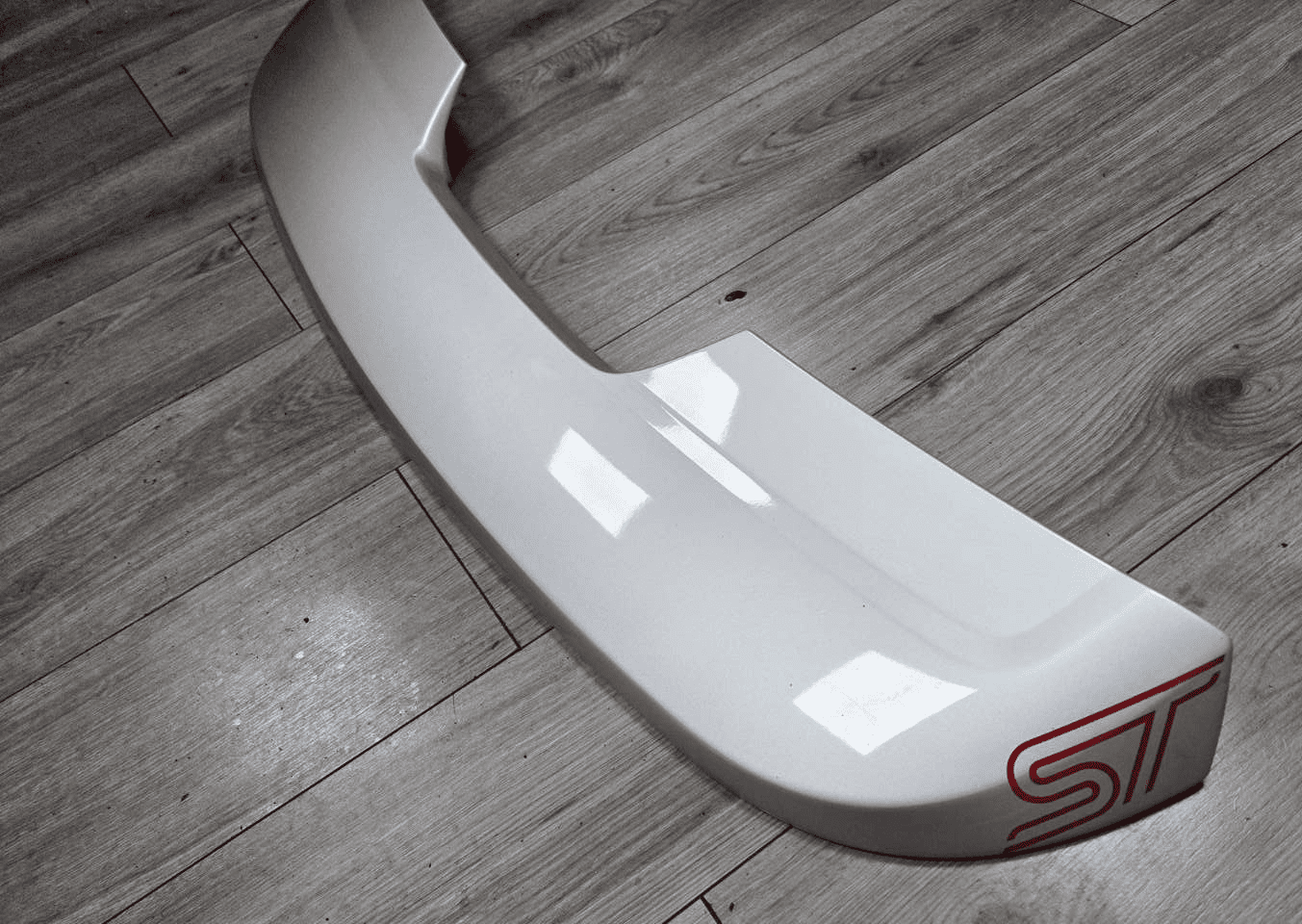 GENUINE FORD FIESTA MK6 ST ST150 3 DOOR TAILGATE BOOT SPOILER SILVER ...