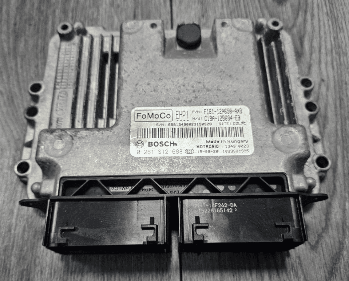 GENUINE FORD FIESTA MK7 1 0 PETROL ECU PCM MODULE F1B1-12A650-AXB 2013 ...