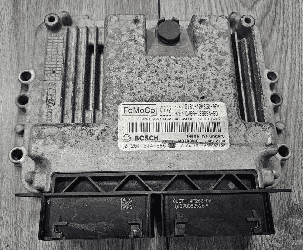 GENUINE FORD FIESTA MK7 1 0 PETROL ECU PCM MODULE G1B1-12A650-AFA 2013 ...