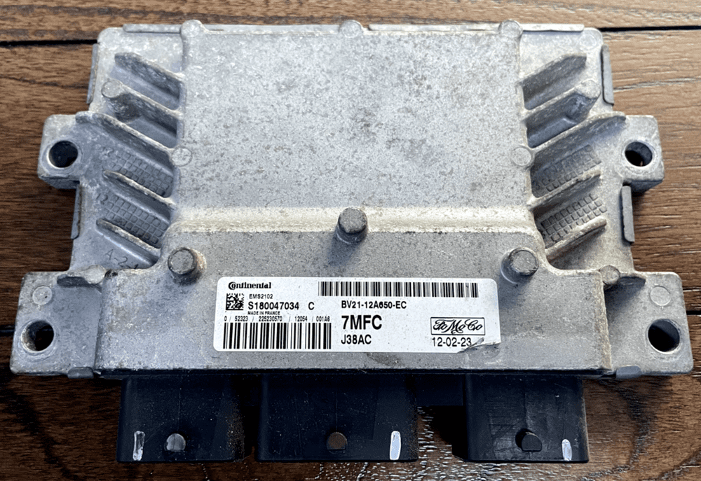 GENUINE FORD FIESTA MK7 1 25 PETROL COMPUTER ECU BV21-12A650-EC 7MFC ...