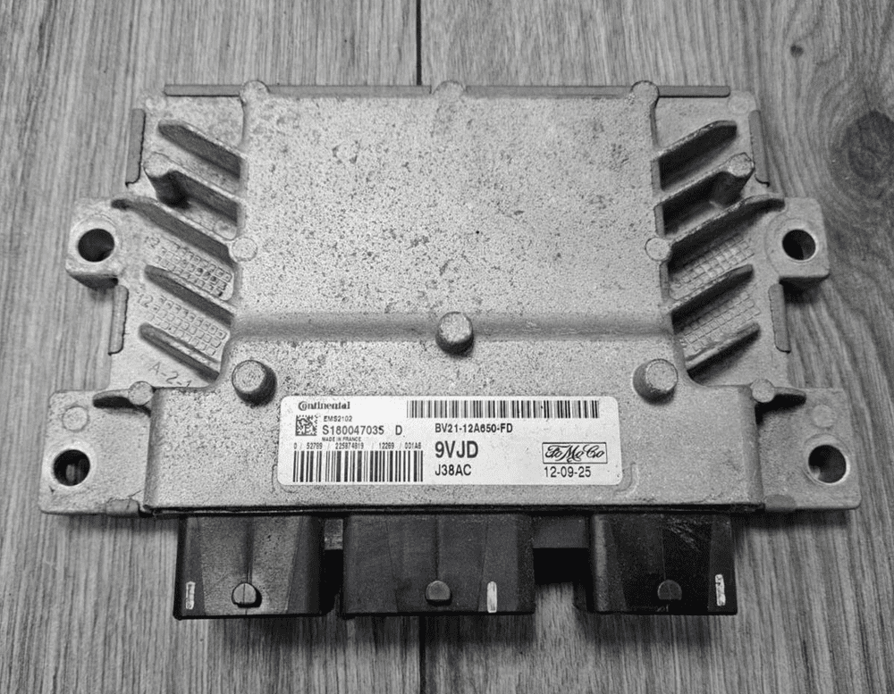 GENUINE FORD FIESTA MK7 1 25 PETROL ECU MODULE BV21-12A650-FD 9VJD 2009 ...
