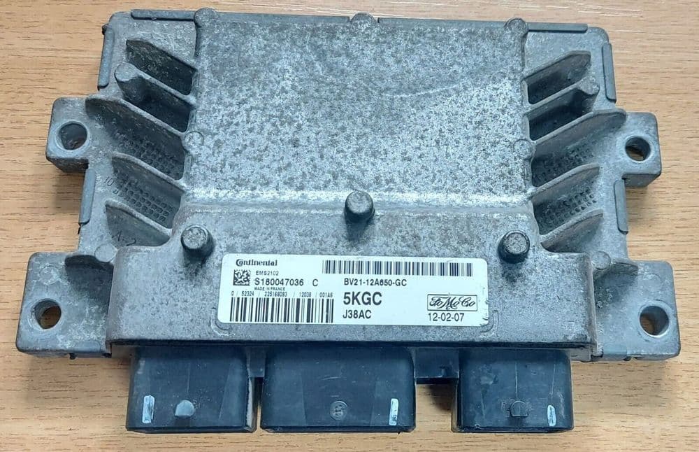 GENUINE FORD FIESTA MK7 1 4 PETROL COMPUTER ECU BV21-12A650-GD 2010 - 2012