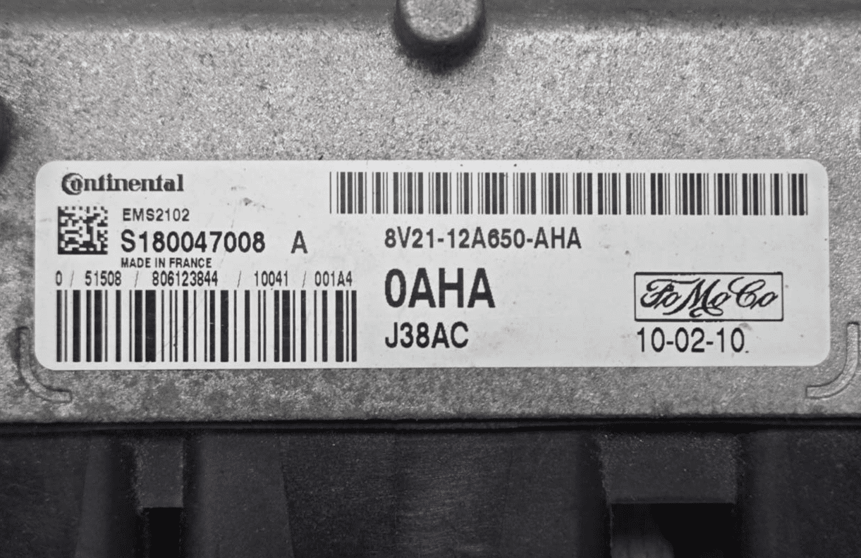 GENUINE FORD FIESTA MK7 1 4 PETROL ECU PCM MODULE 8V21-12A650-AHA 0AHA ...