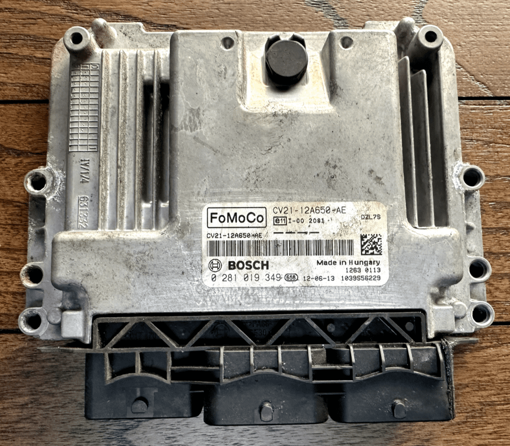 GENUINE FORD FIESTA MK7 1 6 TDCI ECU BRAIN COMPUTER CV21-12A650-AE 2010 ...