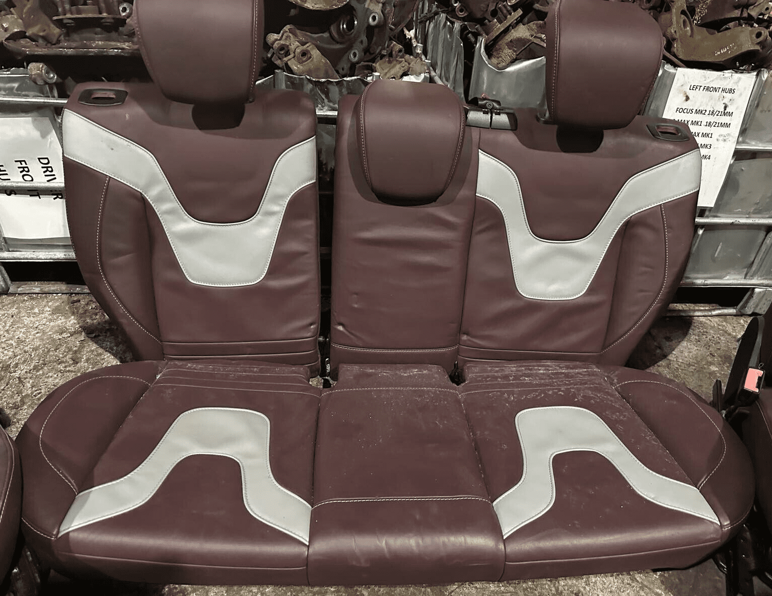 GENUINE FORD FIESTA MK7 3 DOOR RARE HEATED LEATHER INTERIOR SEATS 2008 ...